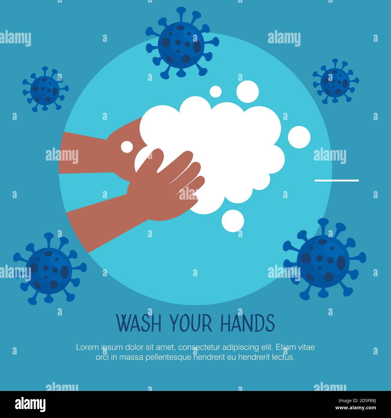 wash your hands vector design Stock Vector Image & Art - Alamy