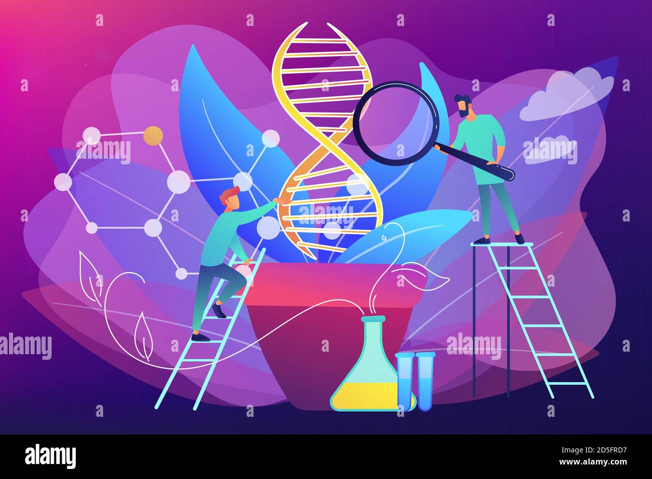 Genetically modified plants concept vector illustration Stock Vector Image & Art - Alamy