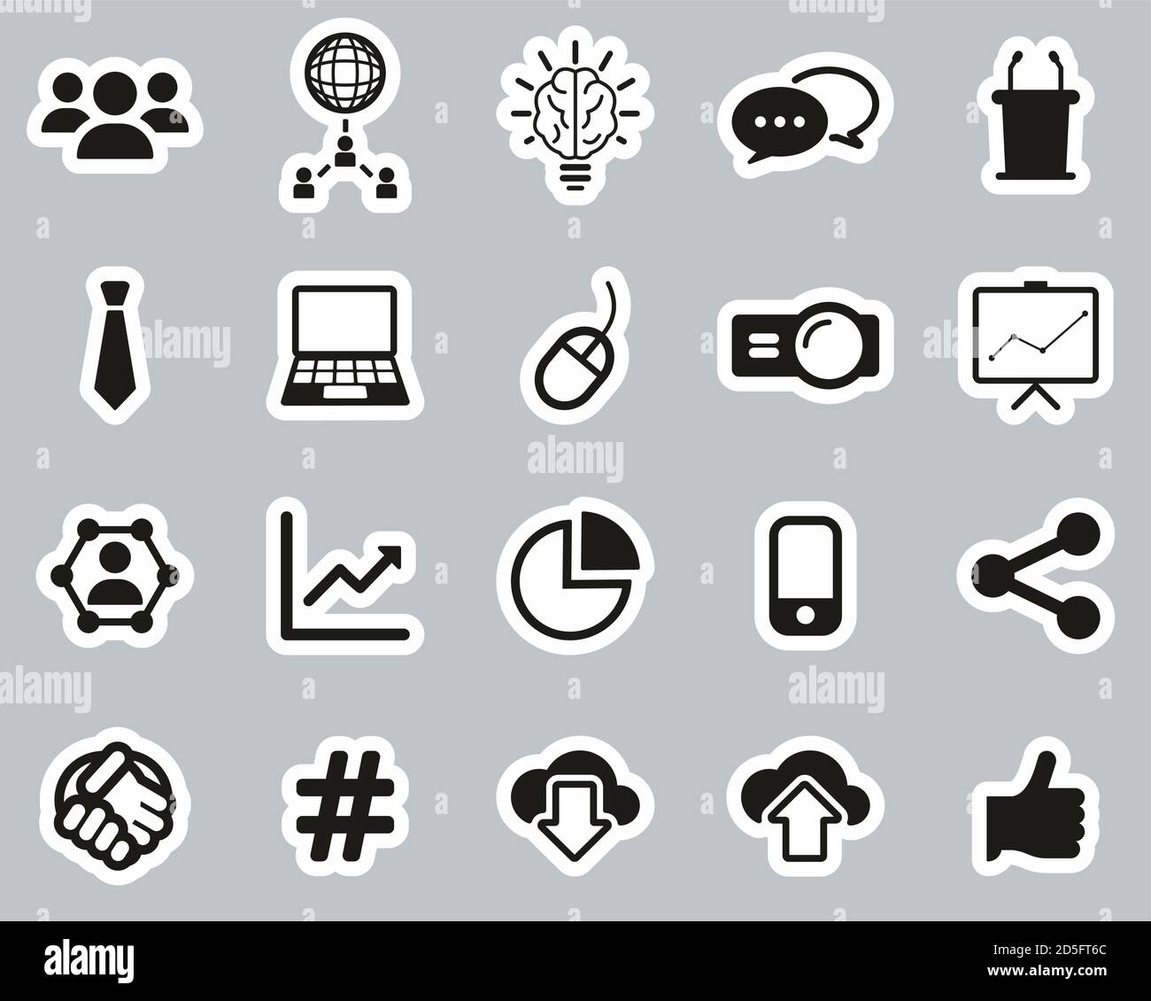 Sales pitch icon Stock Vector Images - Alamy