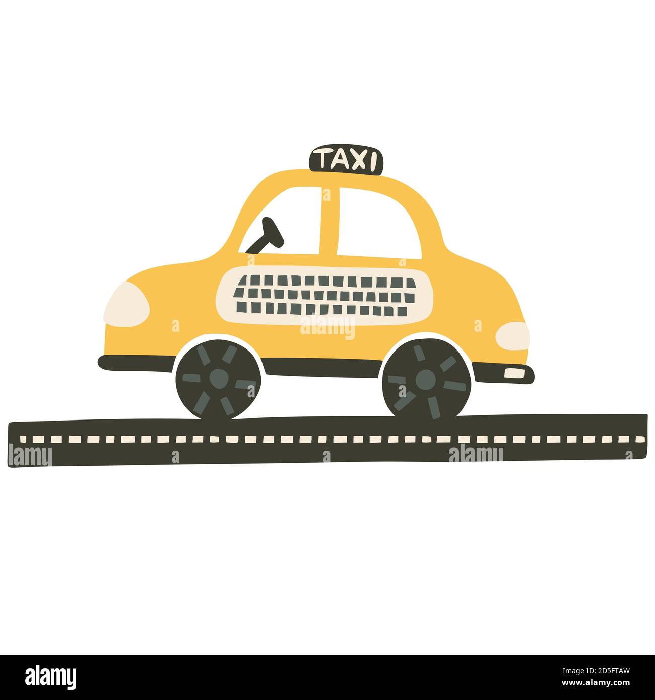 Cartoon Taxi High Resolution Stock Photography and Images - Alamy