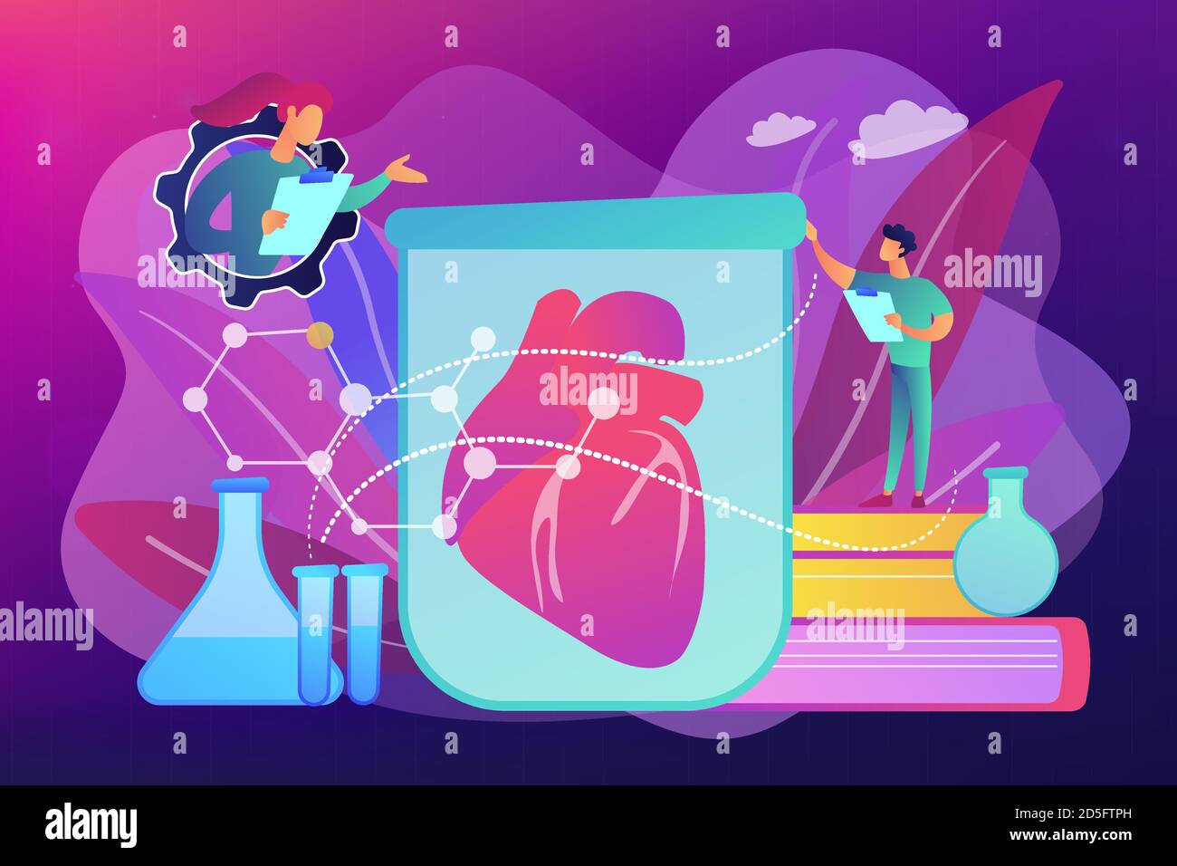 Lab-grown organs concept vector illustration Stock Vector Image & Art ...