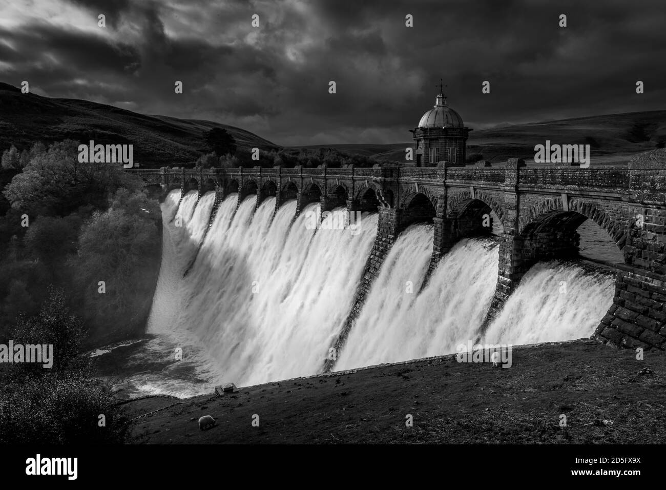 Craig goch dam Black and White Stock Photos & Images - Alamy