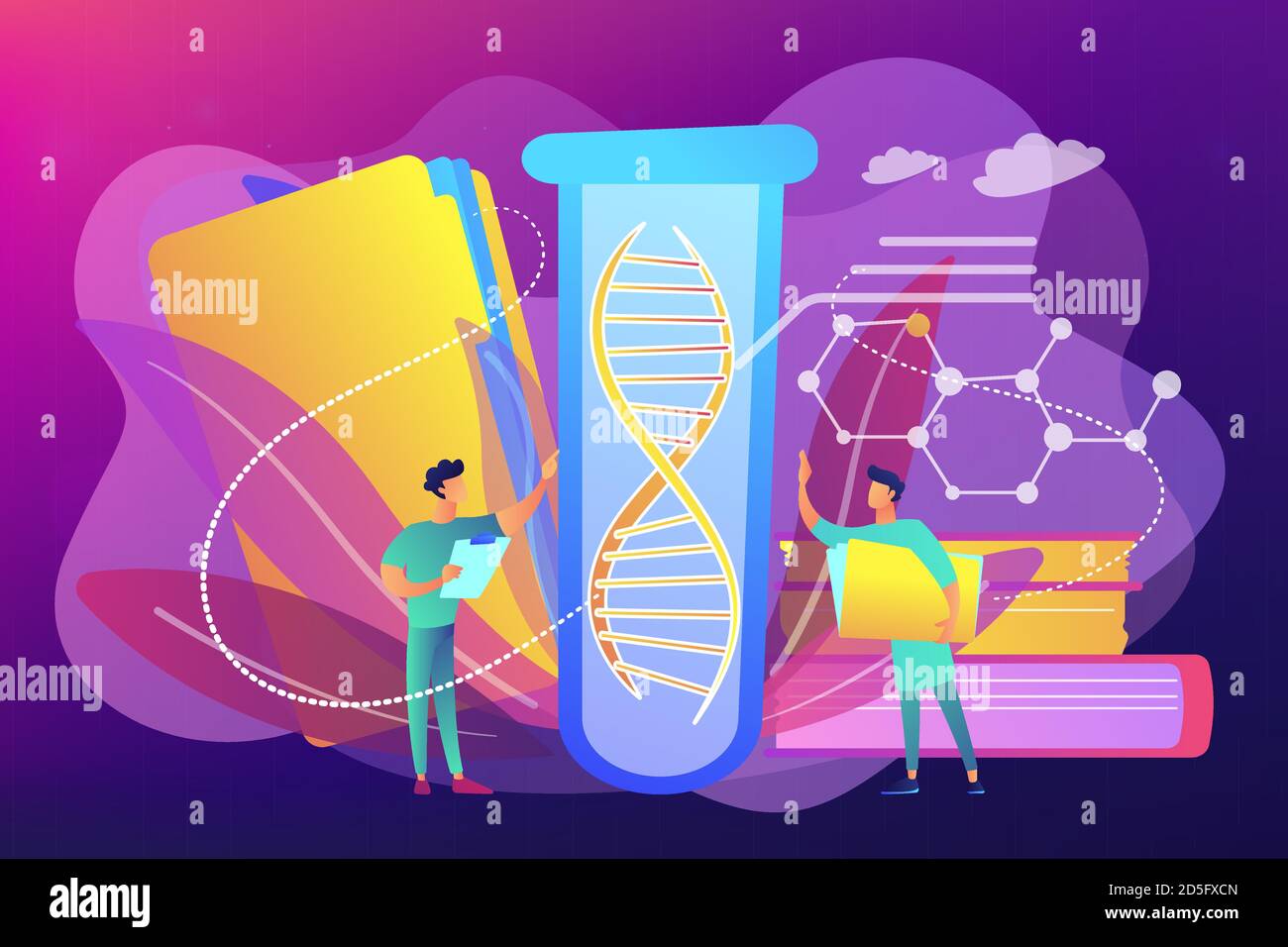 Genetic testing concept vector illustration Stock Vector Image & Art ...