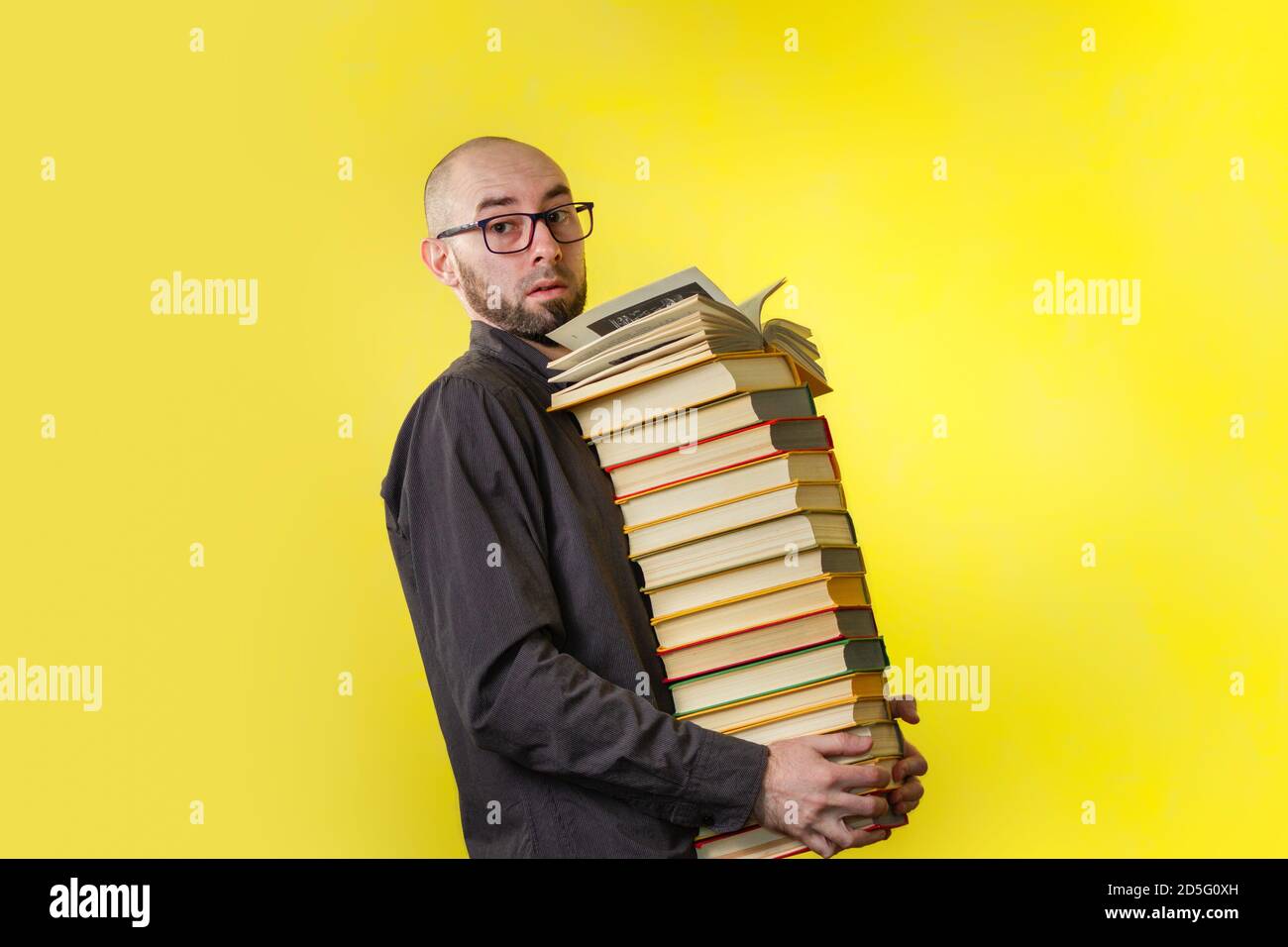 Bald man with a beard hi-res stock photography and images - Alamy