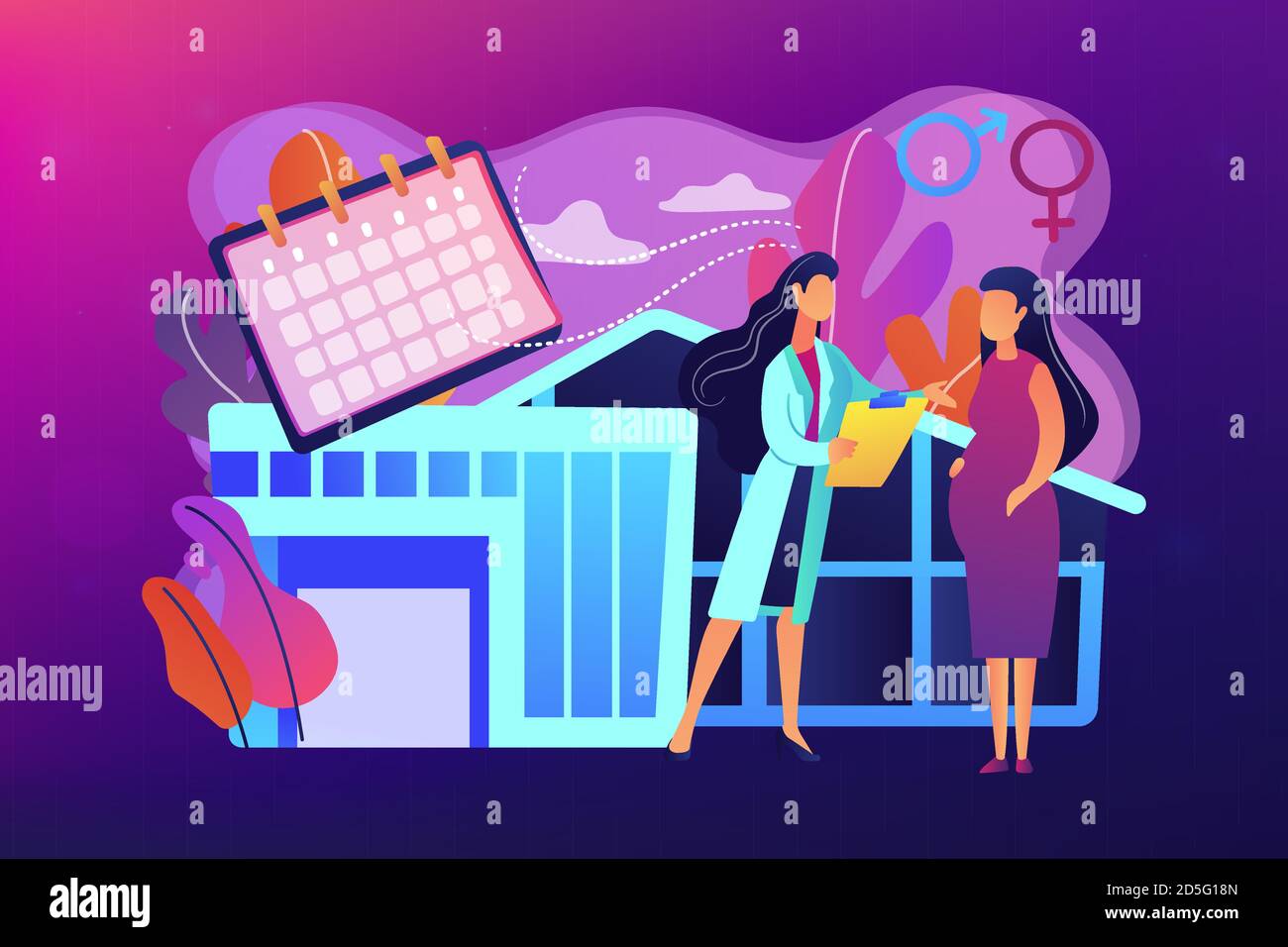 Maternity services concept vector illustration Stock Vector Image & Art ...