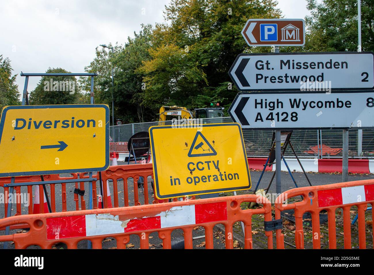 Great Missenden, Buckinghamshire, UK. 10th October, 2020. Another HS2 ...