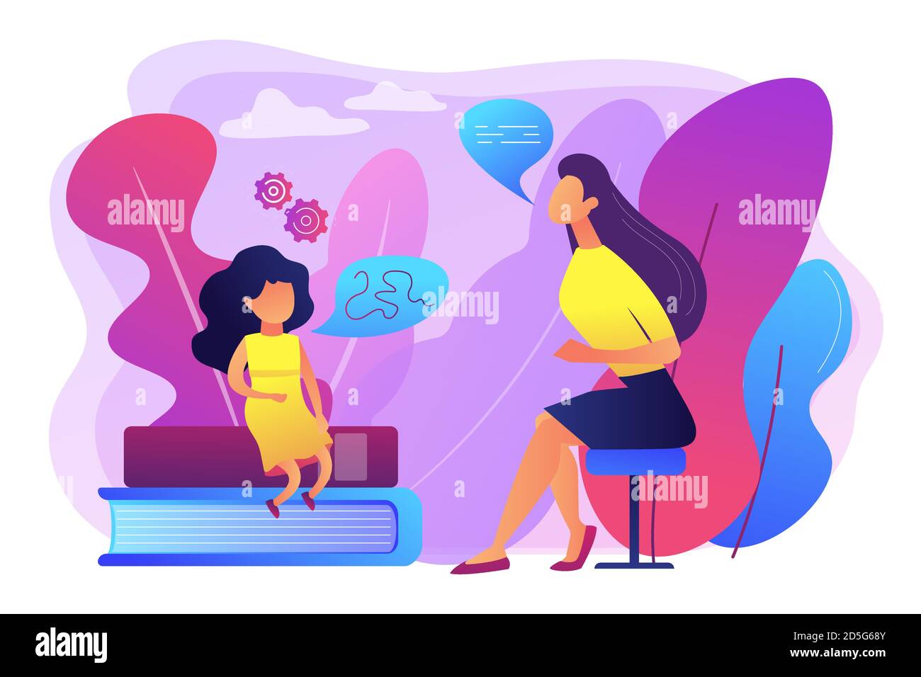 Speech therapy concept vector illustration Stock Vector Image & Art - Alamy
