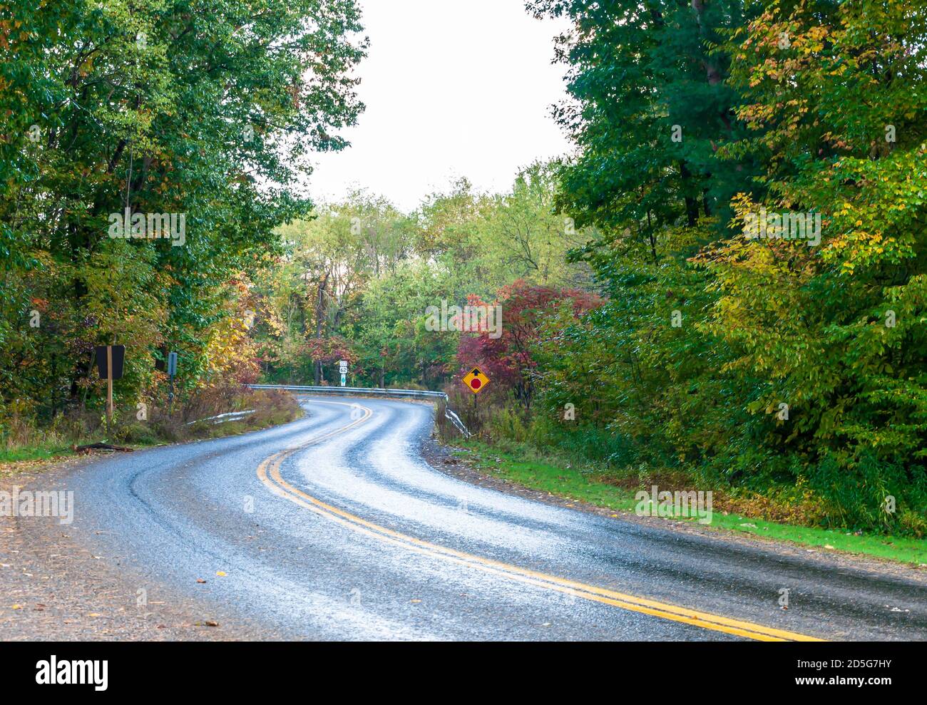 Driving in rain fall colors hi-res stock photography and images - Alamy