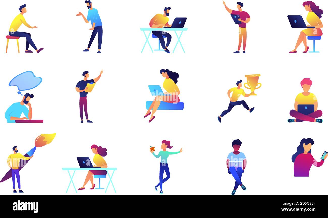 Programmer specialist Stock Vector Images - Alamy