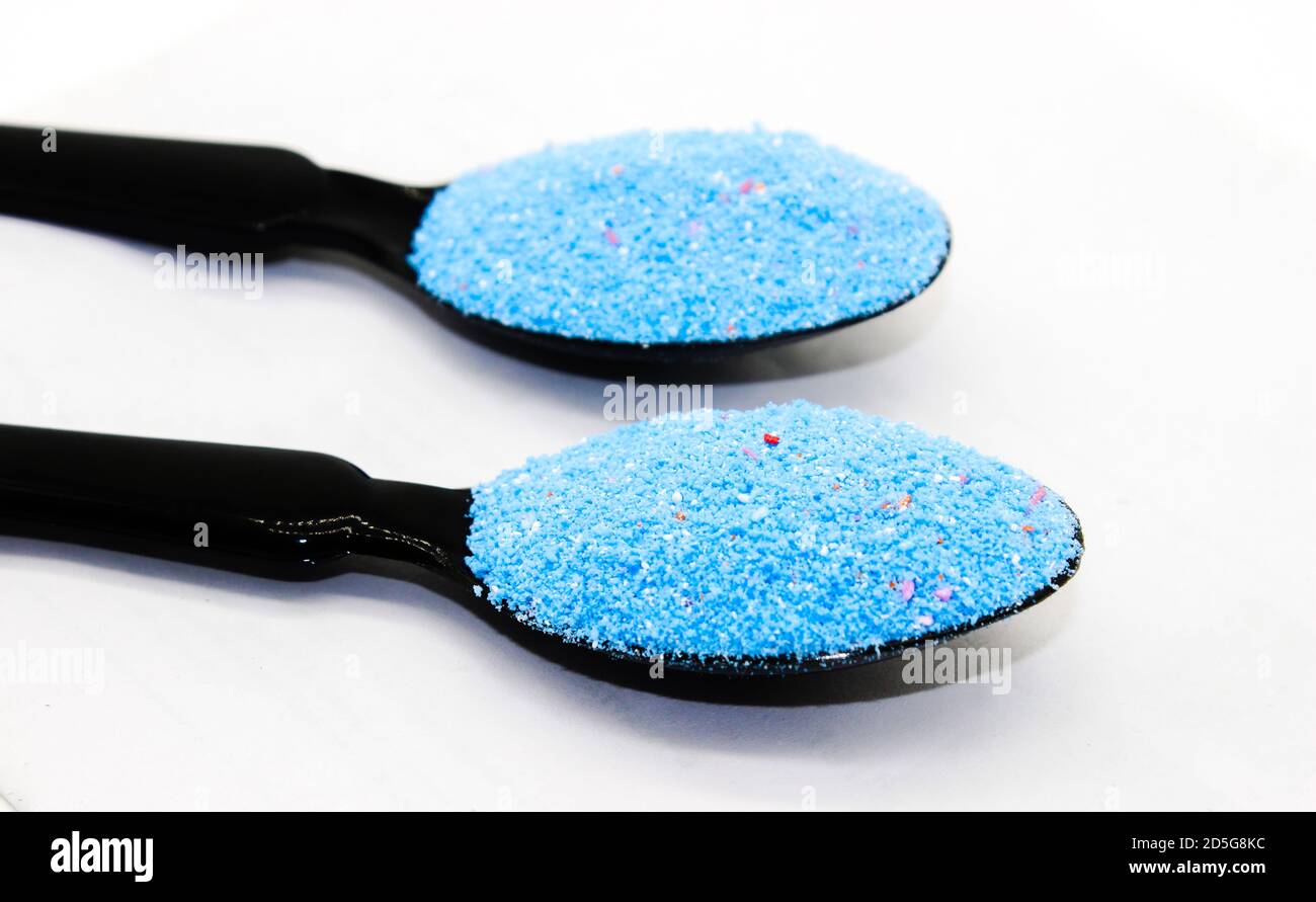 A picture of washing powder on white background Stock Photo - Alamy