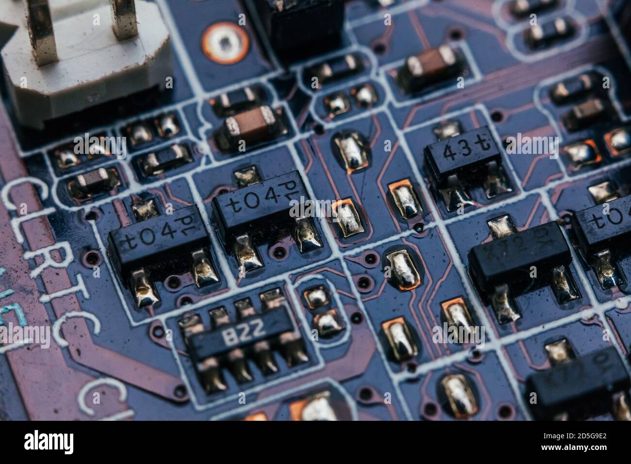Circuit board repair. Electronic hardware modern technology ...