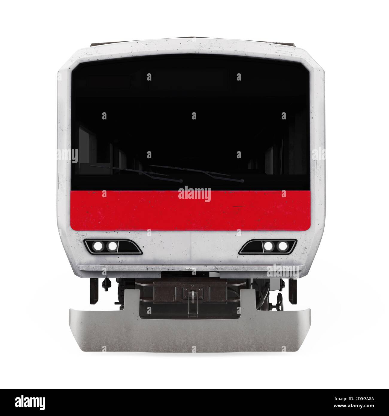 Commuter Train Isolated Stock Photo - Alamy