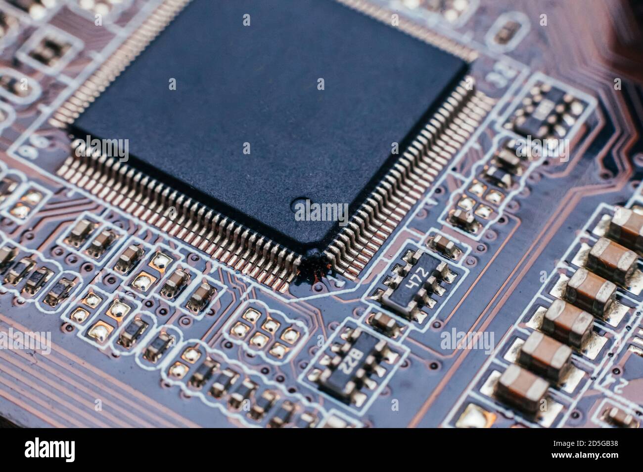 Circuit board repair. Electronic hardware modern technology ...