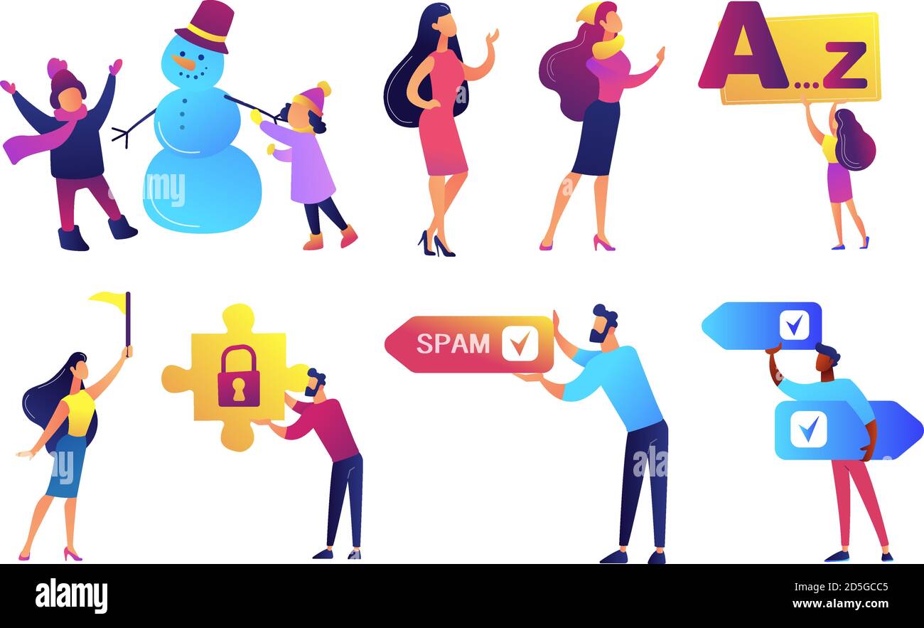 Collection vector illustrations showing Cut Out Stock Images & Pictures ...