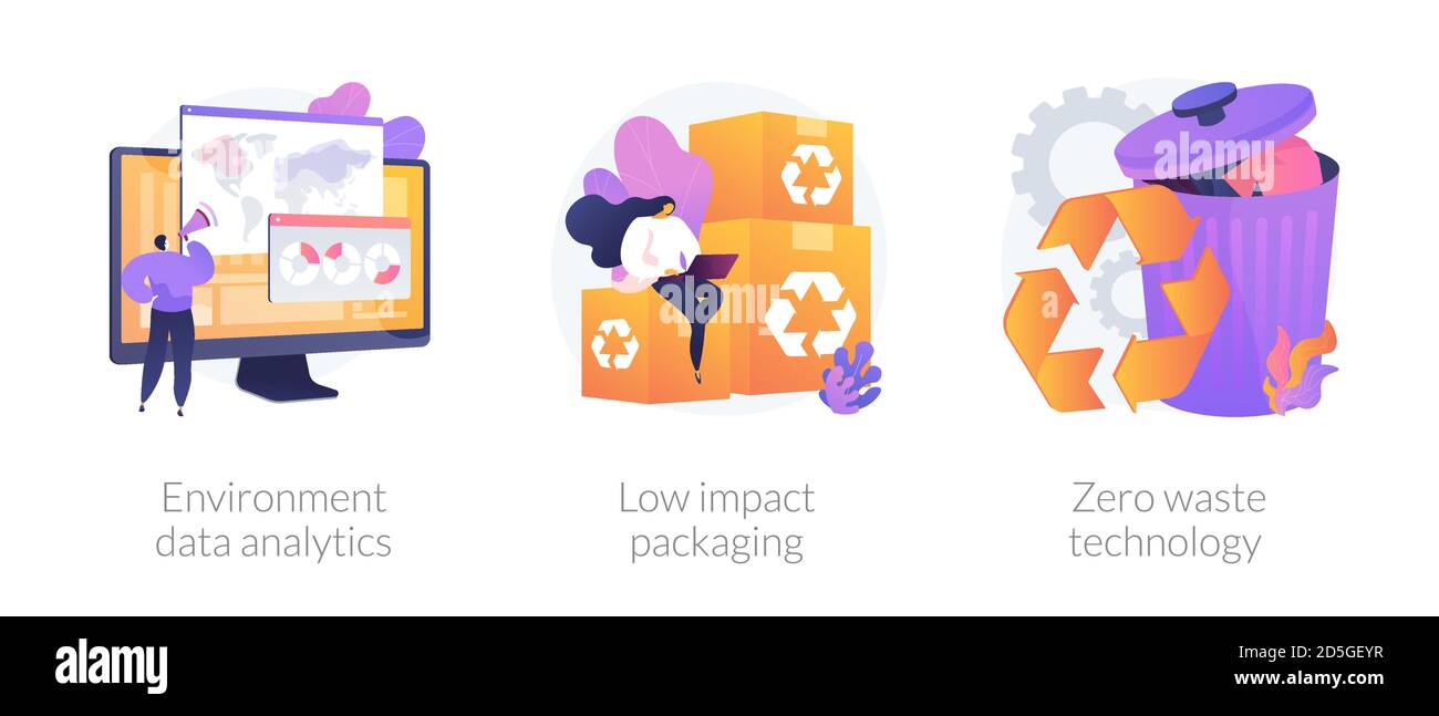 Big data eco technology vector concept metaphors Stock Vector Image & Art - Alamy