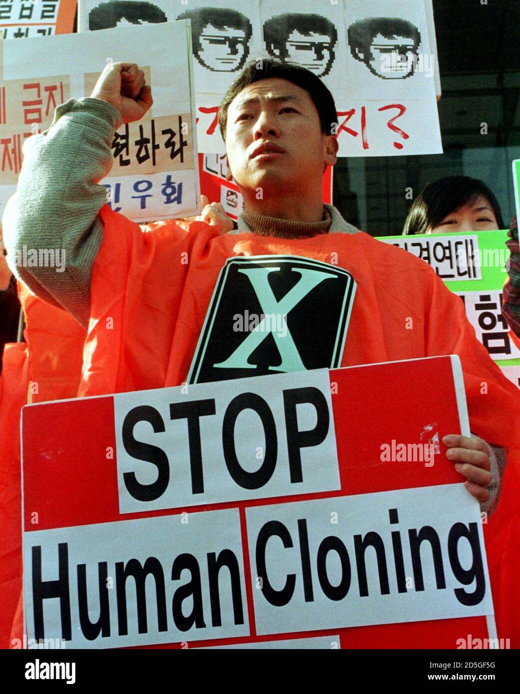Cloning protest hi-res stock photography and images - Alamy