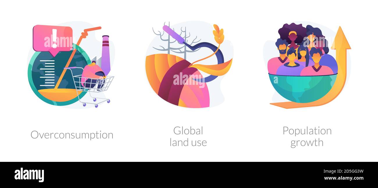 Resource consumption vector concept metaphors Stock Vector Image & Art ...