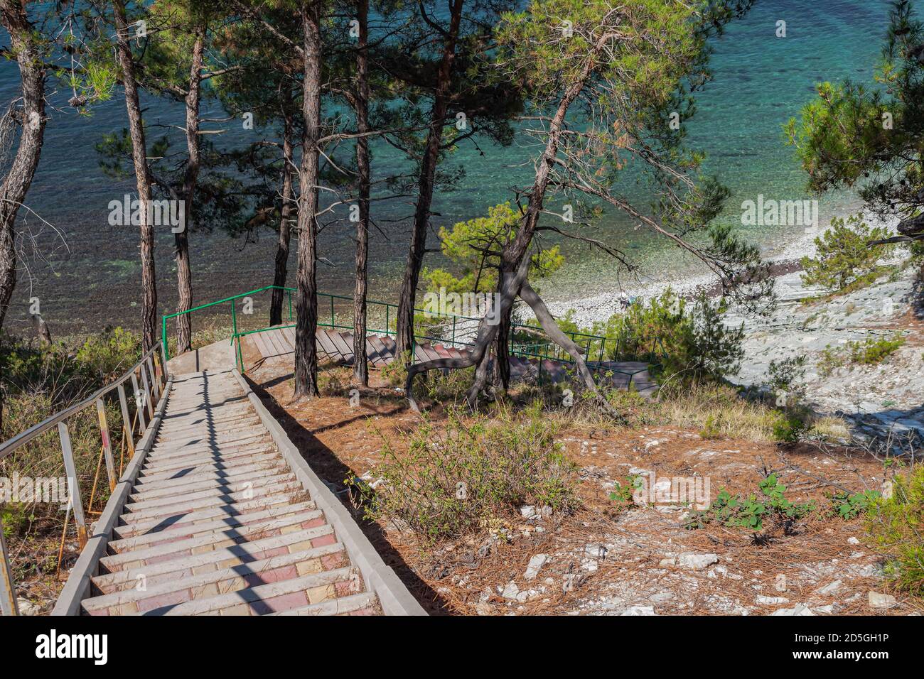 Colorful pathway through resort hi-res stock photography and images - Alamy