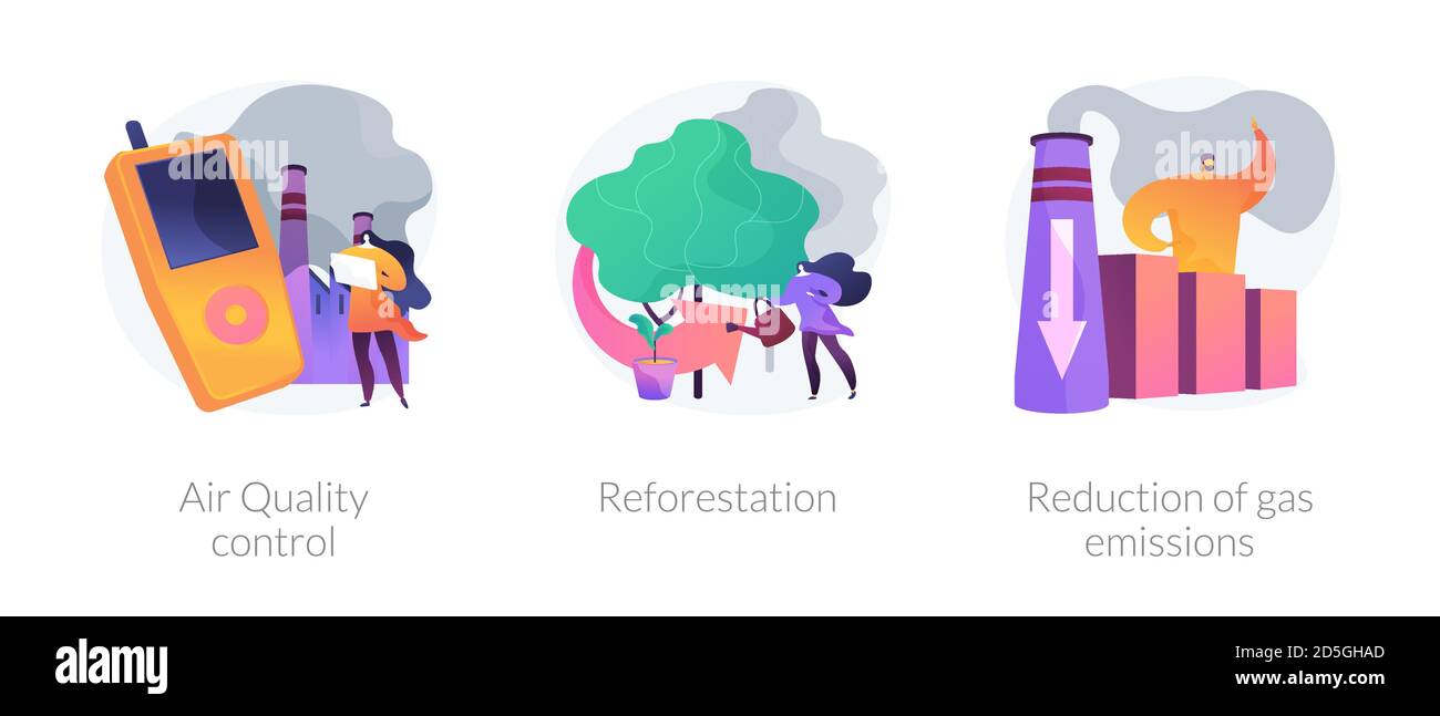 Environment protection measures, flora restoration, atmosphere ...