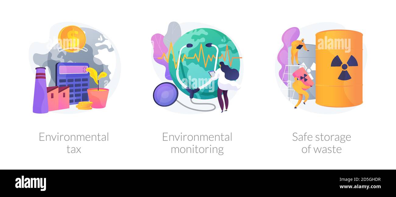 Fighting environmental problems vector concept metaphors Stock Vector ...