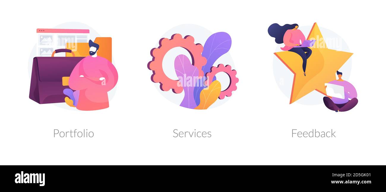 Website menu bar vector concept metaphors Stock Vector Image & Art - Alamy