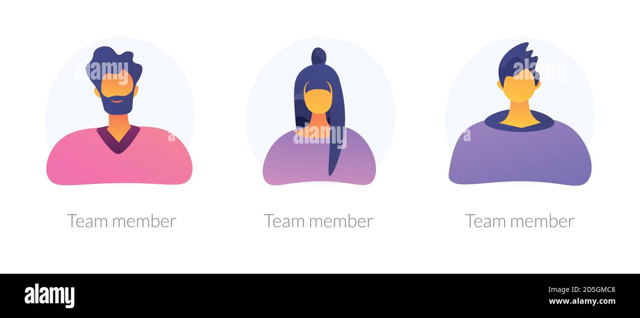 Team member vector concept metaphors Stock Vector Image & Art - Alamy