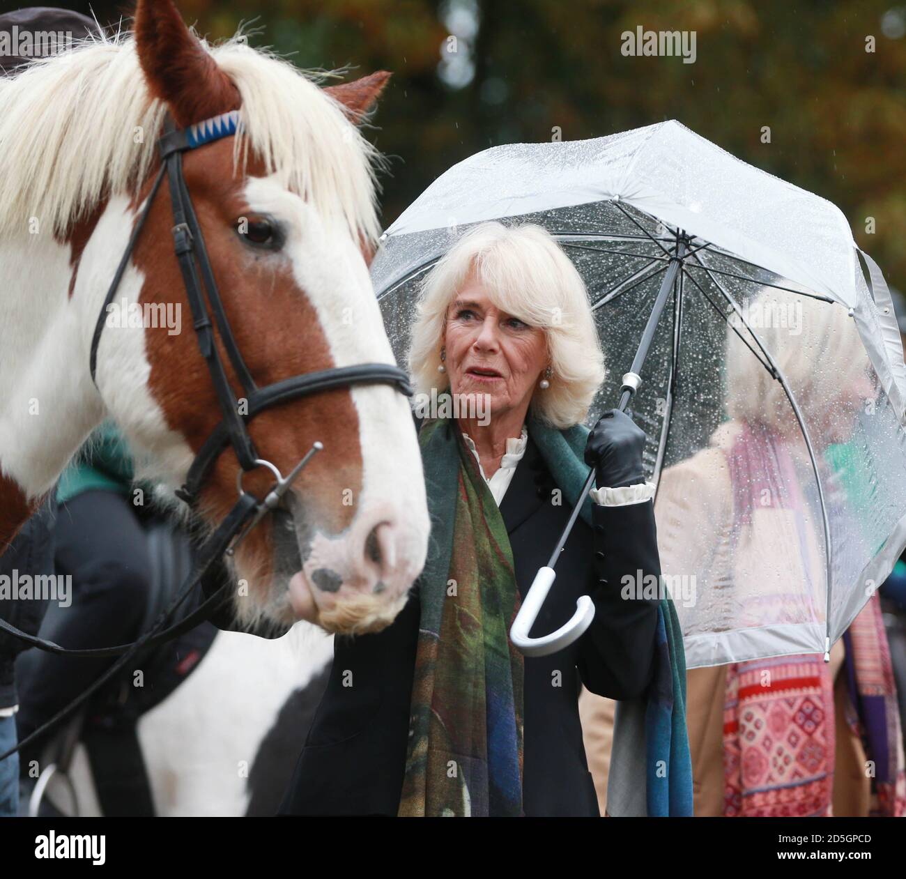 The Duchess of Cornwall during her visit to Ebony Horse club in Brixton ...