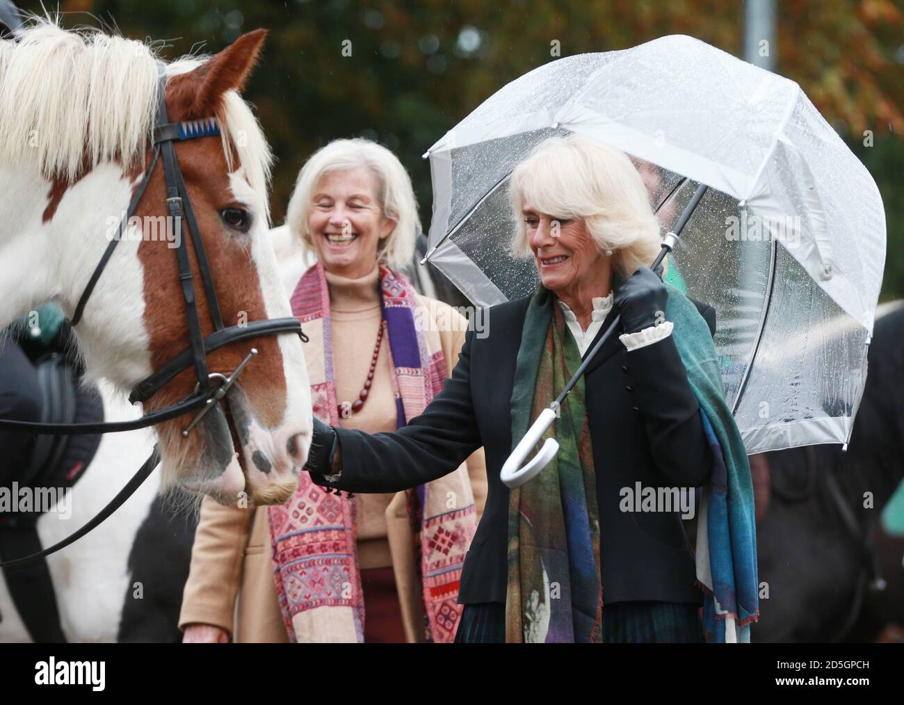 The Duchess of Cornwall during her visit to Ebony Horse club in Brixton ...