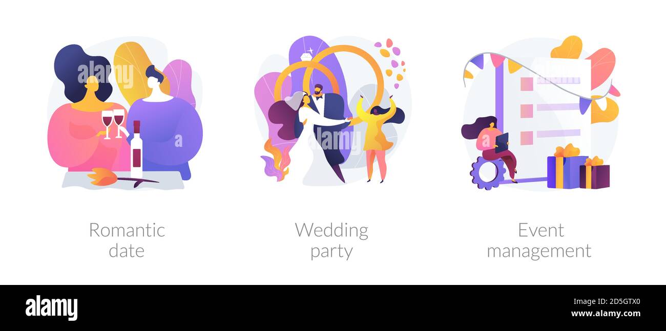 Celebration planning vector concept metaphors Stock Vector Image & Art ...