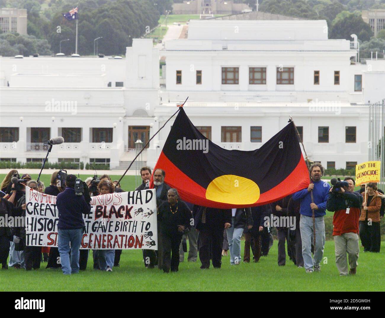 Australian aborigines protest hi-res stock photography and images - Alamy