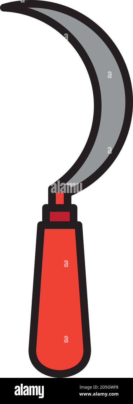 Gardening pick line and fill style icon vector design Stock Vector ...