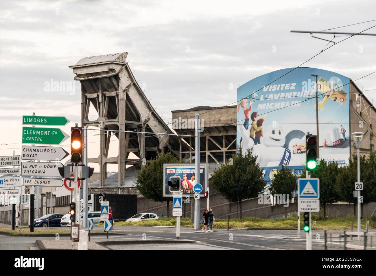 Clermont-Ferrand, France. The old testing tracks at the Michelin ...