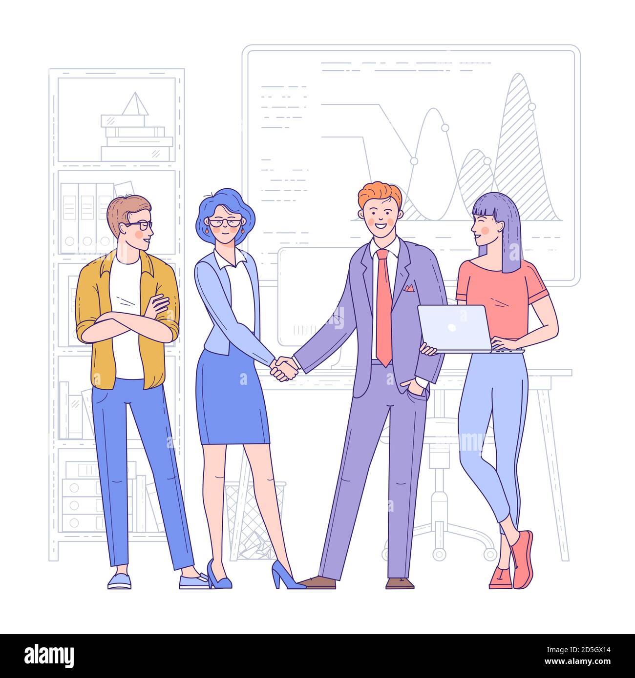 Group young people hands Stock Vector Images - Alamy