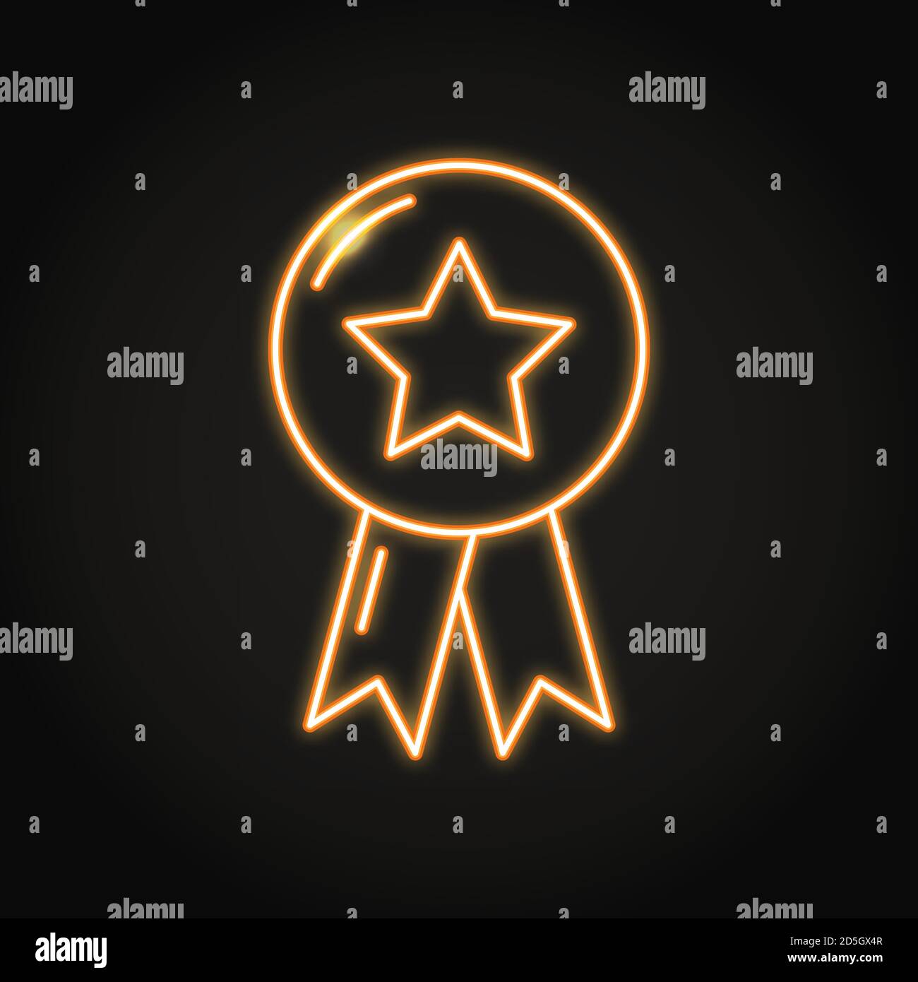 Check mark neon sign Stock Vector Images - Alamy