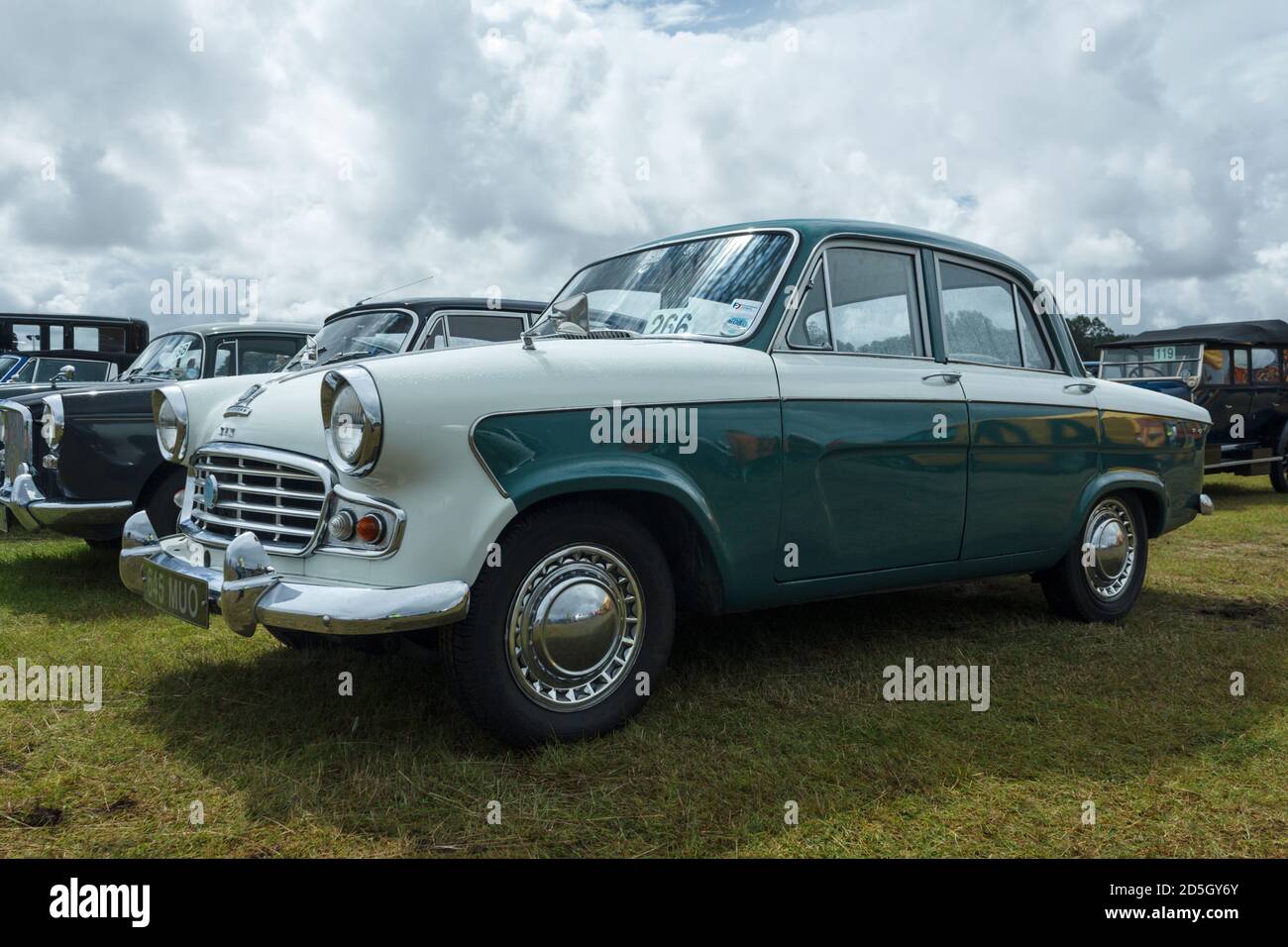 Standard Vanguard Six. Cumbria Steam Gathering 2012 Stock Photo - Alamy