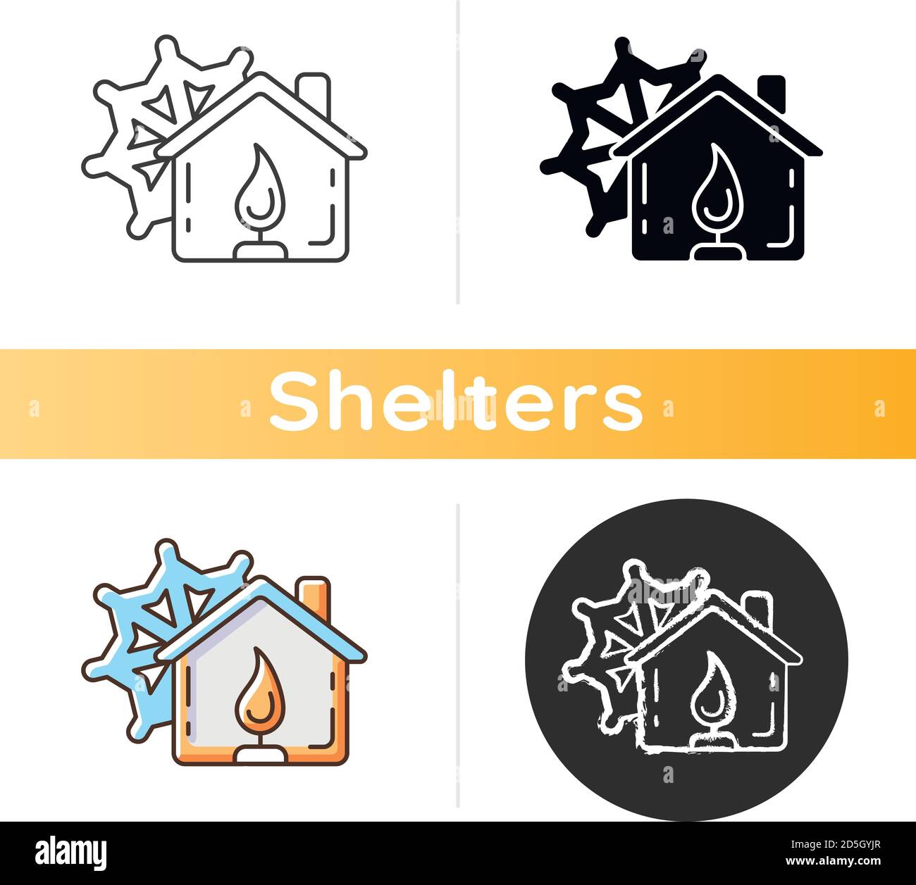Warming center icon Stock Vector Image & Art - Alamy