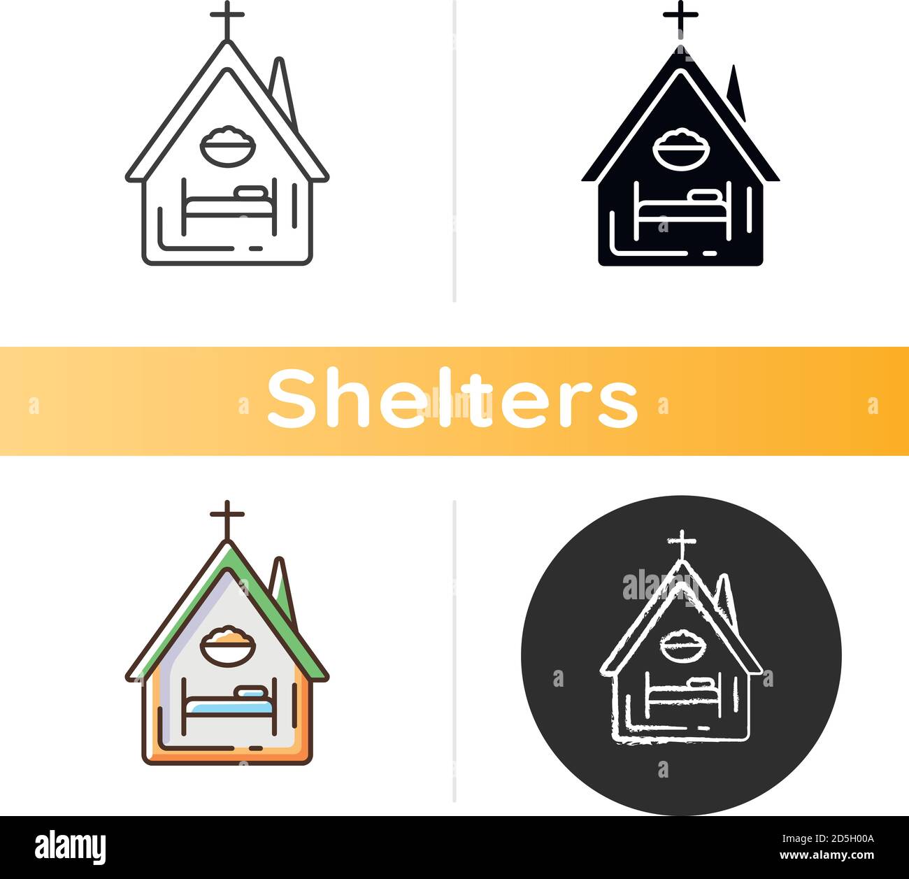 Religious shelter icon Stock Vector Image & Art - Alamy