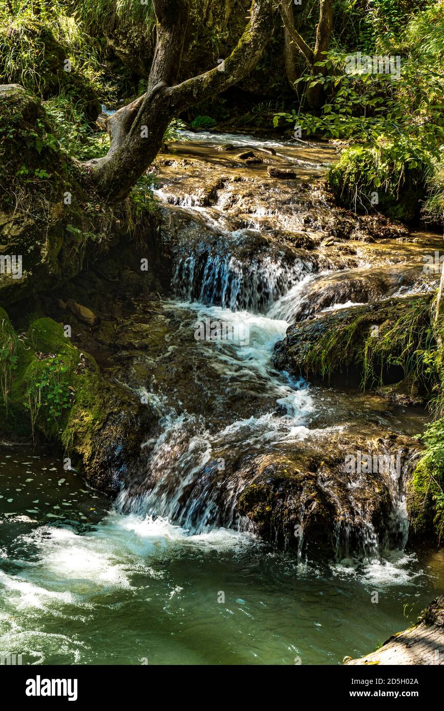 View at Gostilje waterfall at Zlatibor mountain in Serbia Stock Photo ...