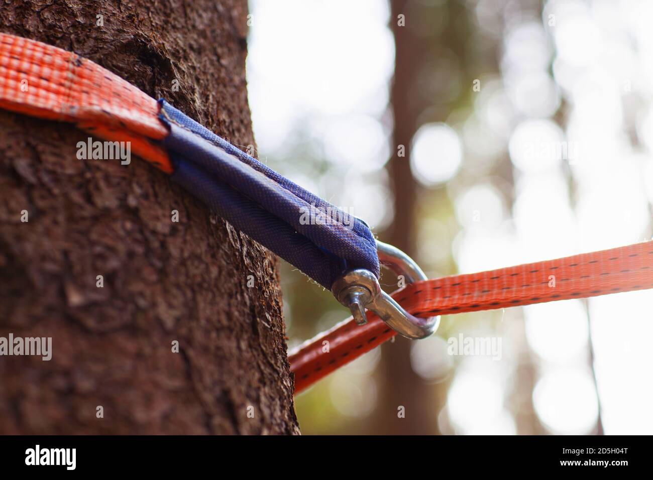 Slackline balancing men hi-res stock photography and images - Alamy