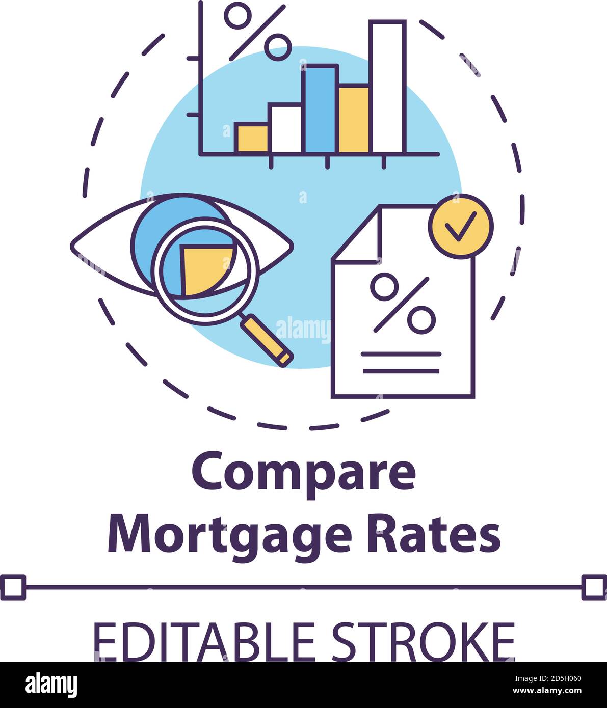 Home interest rates Stock Vector Images - Alamy