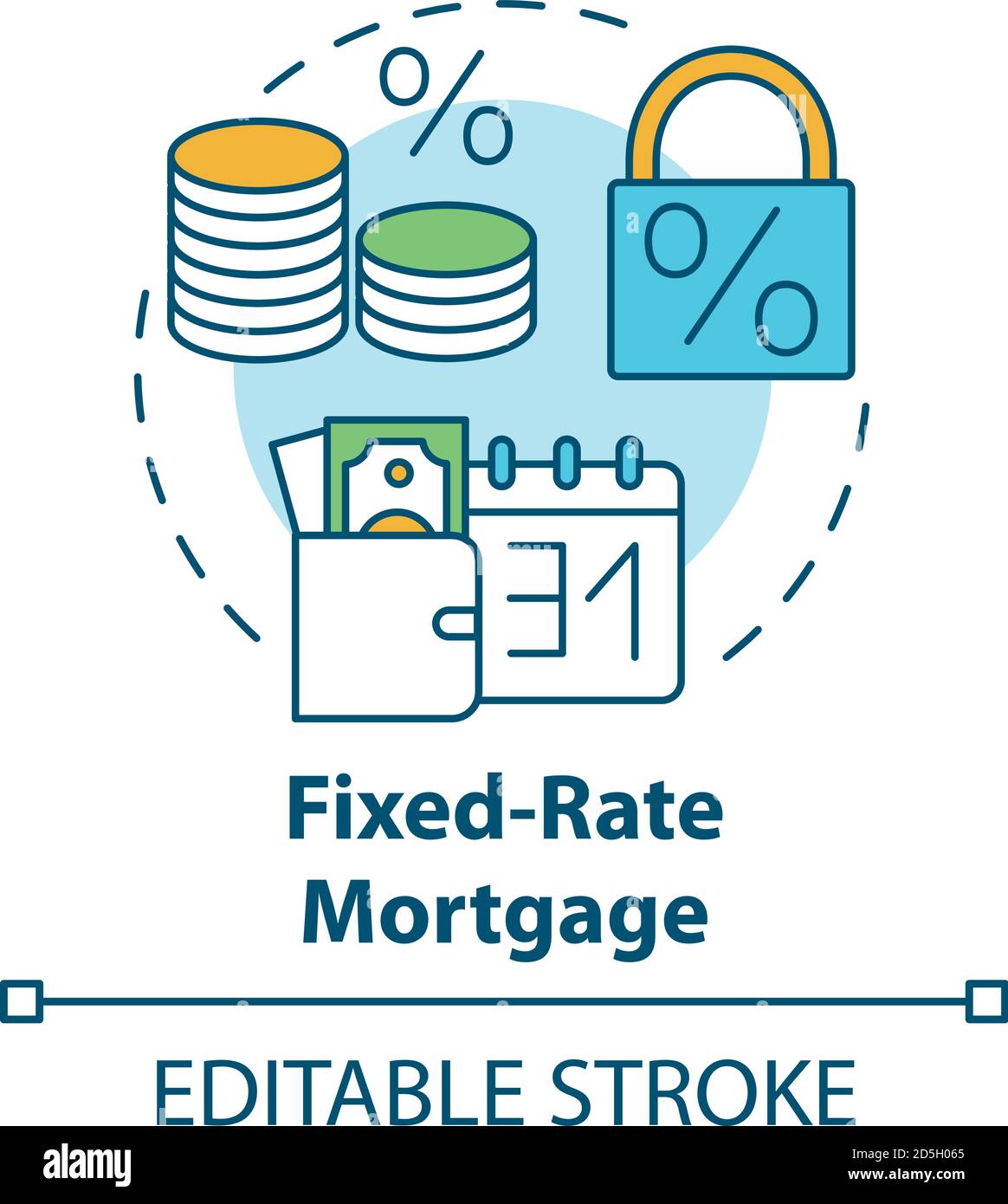 Fixed rate Stock Vector Images - Alamy