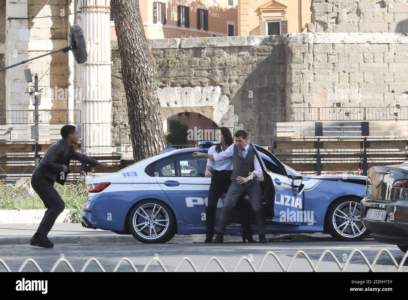 Rome, Italy. 13th Oct, 2020. Rome, film set "Mission impossible 7 ...