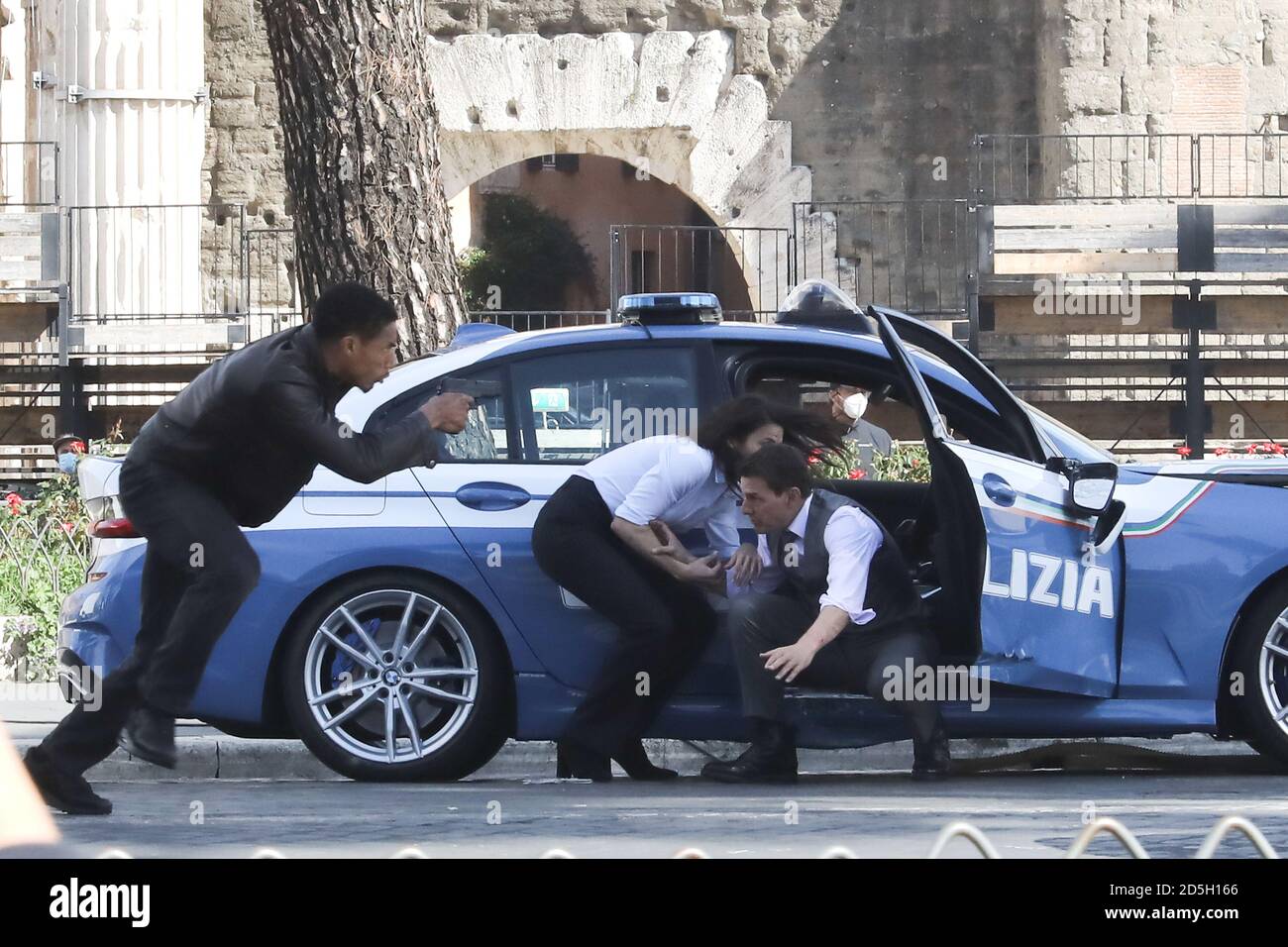 Rome, Italy. 13th Oct, 2020. Rome, film set "Mission impossible 7 ...