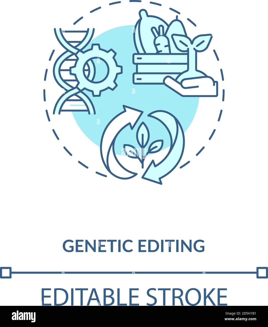 Genetically modified food crop Stock Vector Images - Alamy