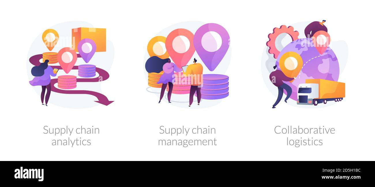 Logistics operations control vector concept metaphors Stock Vector ...