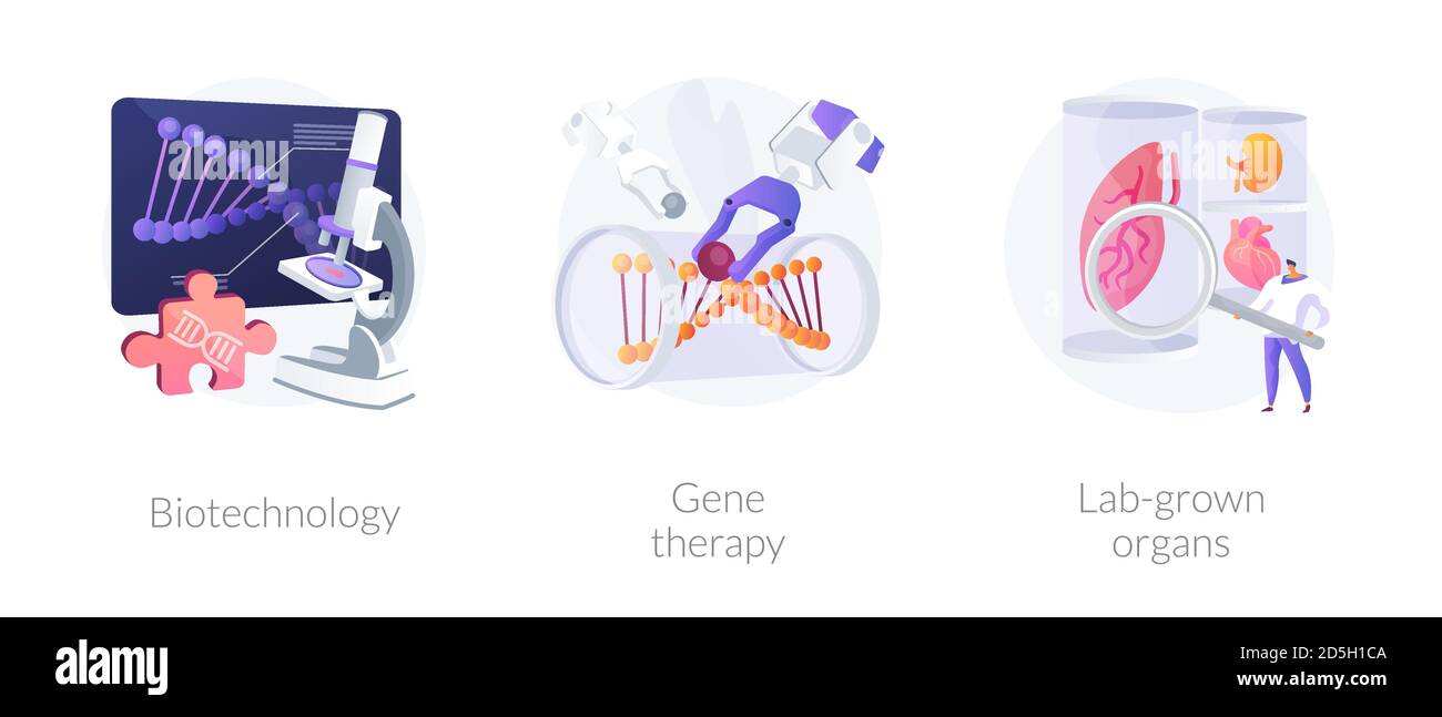 Biomedical and molecular engineering vector concept metaphors Stock ... Biomedical and molecular engineering vector concept metaphors Stock ...