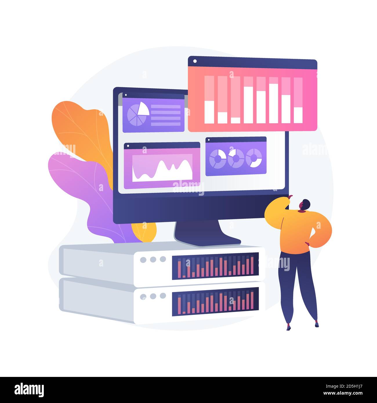 Dashboard analytics vector concept metaphor Stock Vector Image & Art ...