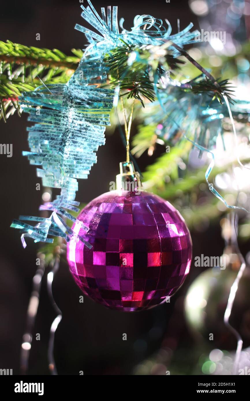 Luxury christmas ball flower pine cone hi-res stock photography and ...
