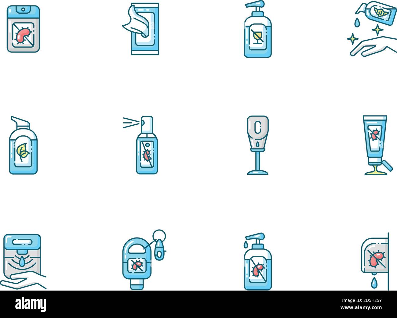 Mini sanitizer Stock Vector Images - Alamy