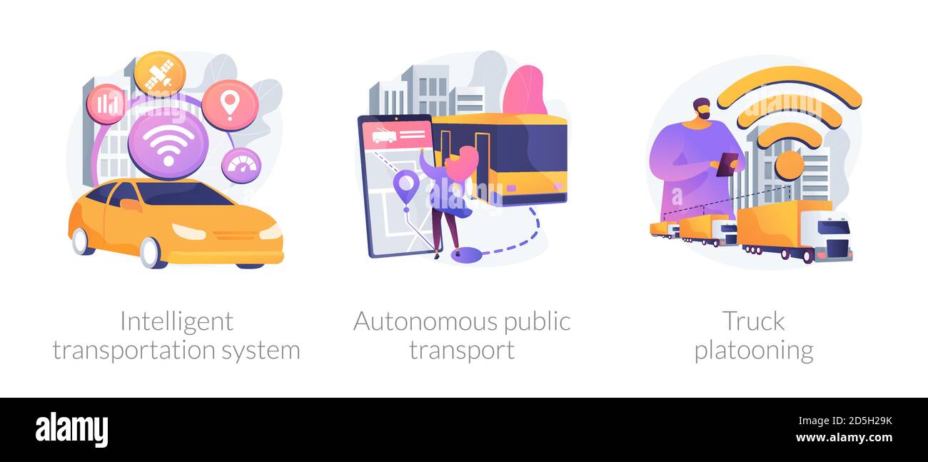 Smart traffic management vector concept metaphors Stock Vector Image ...